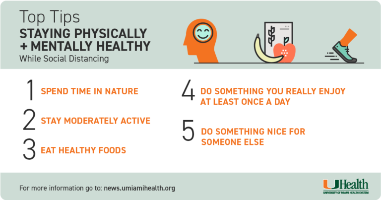 Tips for Staying Healthy While Social Distancing | UHealth Collective