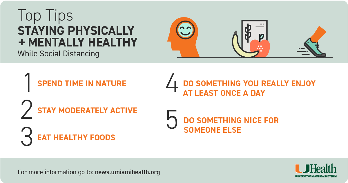 Tips for Staying Healthy While Social Distancing | UHealth Collective